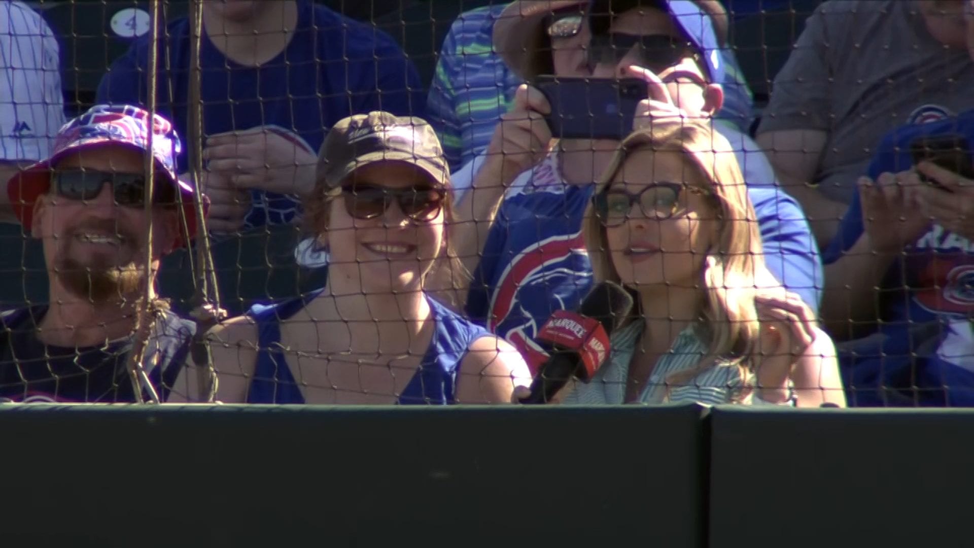 Superfan 'mom's the Cubbies' from front row | Marquee Sports Network ...