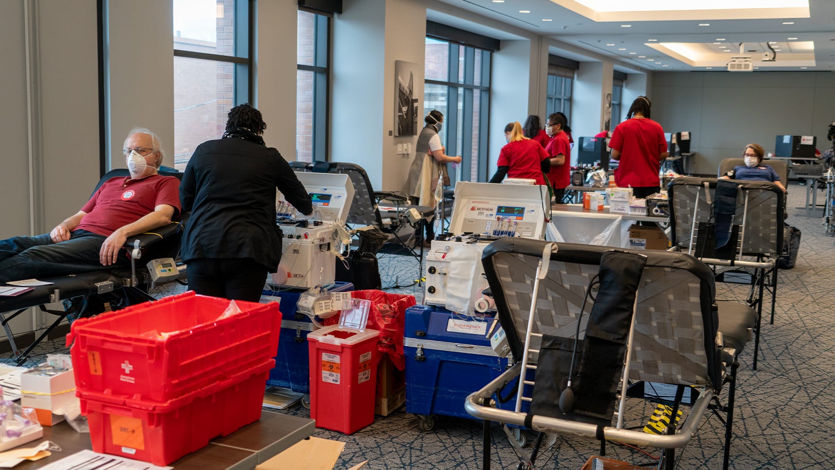 American Red Cross Blood Drive Volunteer