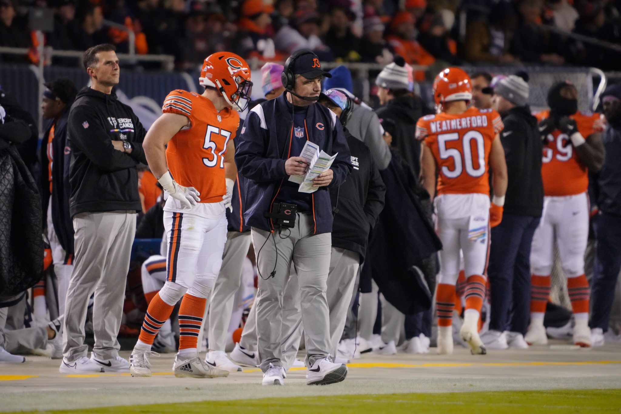 Photo gallery: Bears rock new orange helmets in loss to Commanders ...