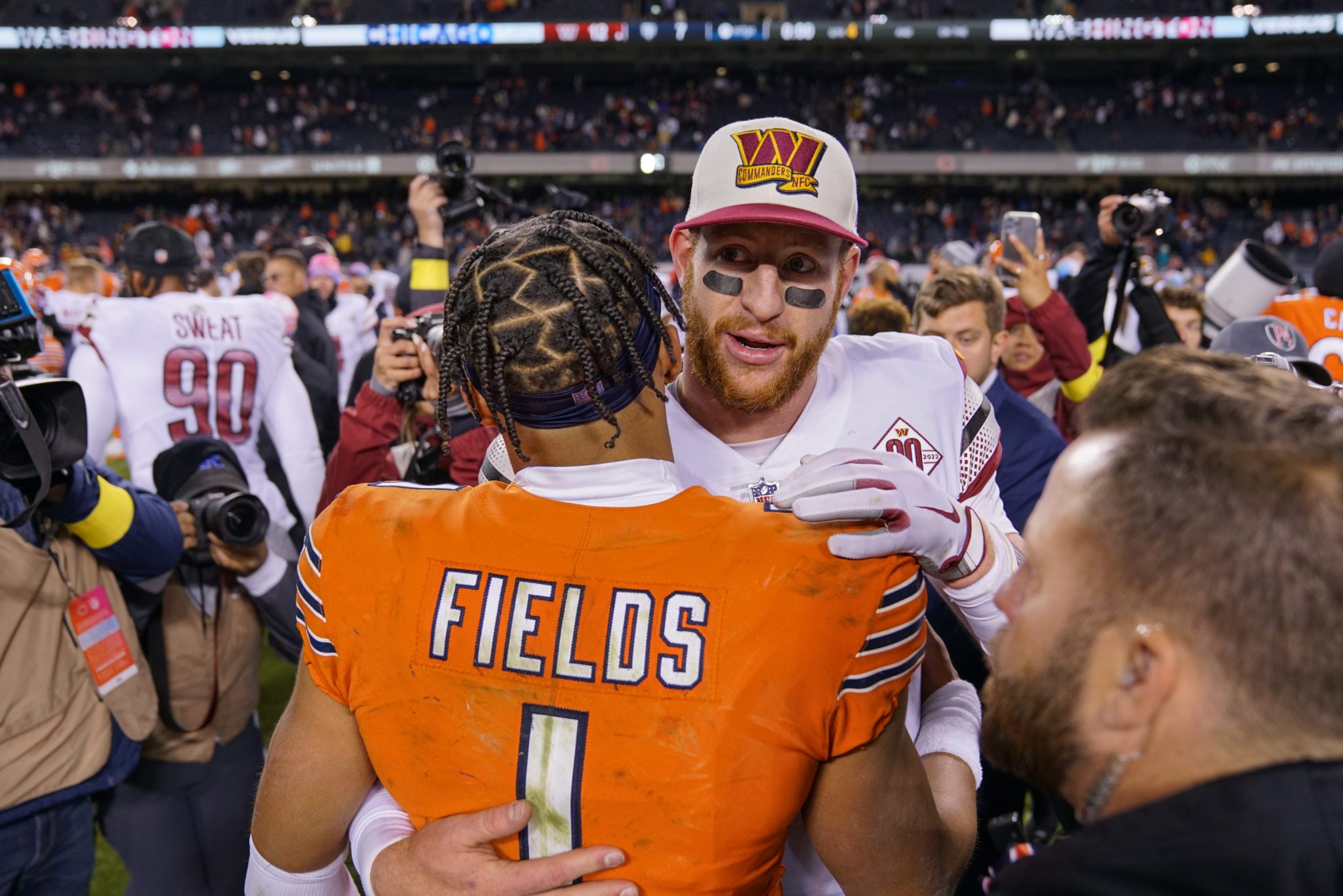 Photo gallery: Bears rock new orange helmets in loss to Commanders ...