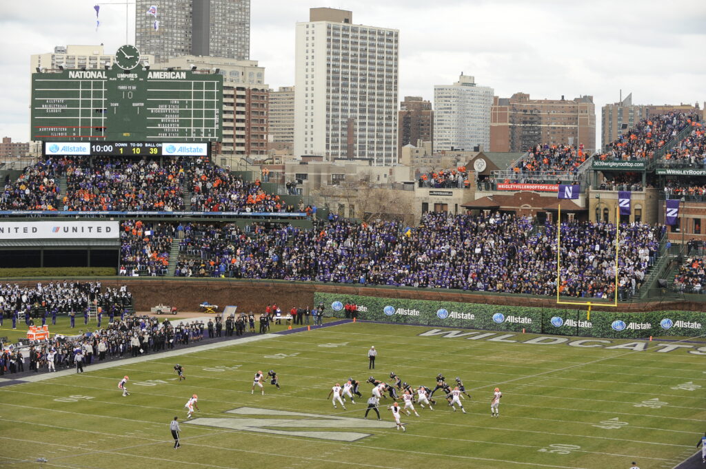 A ‘unique, special experience’: College football returns to Wrigley ...