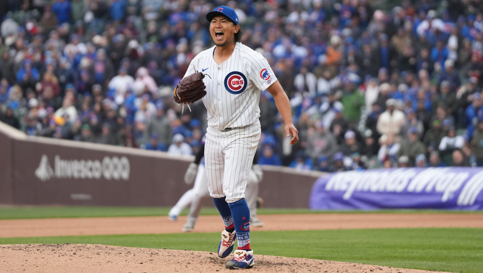 Shota Imanaga dazzles in MLB debut as Cubs beat Rockies in home opener ...