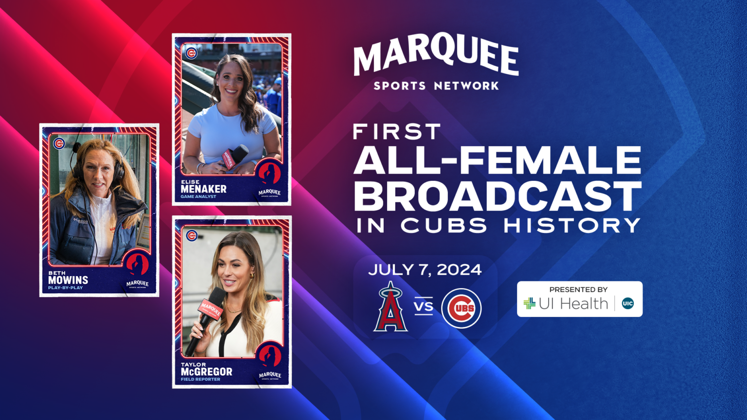 Marquee Sports Network set for first all-female broadcast in Cubs ...