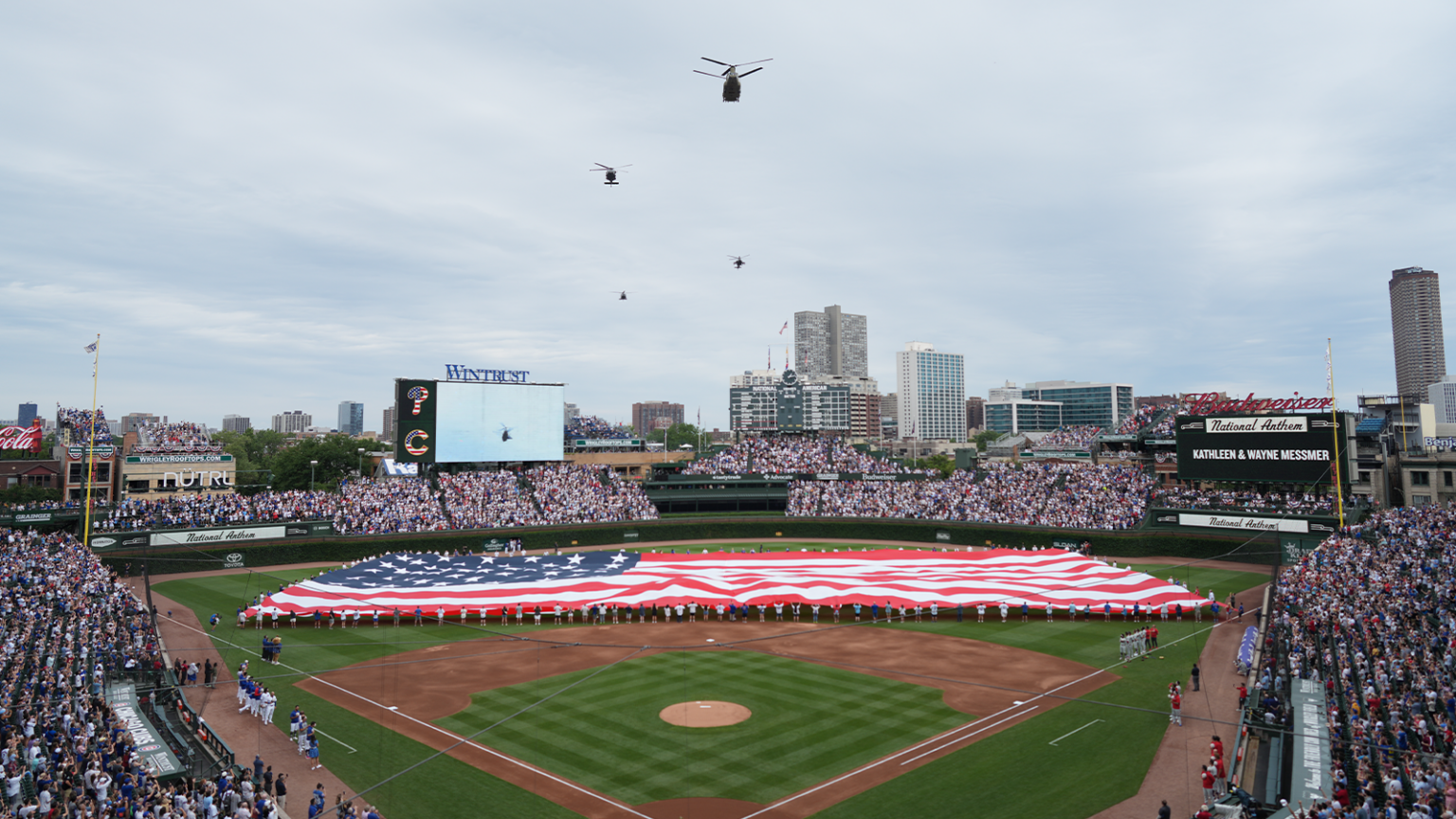With the DNC in Chicago, it led to a hilarious moment at Wrigley Field ...