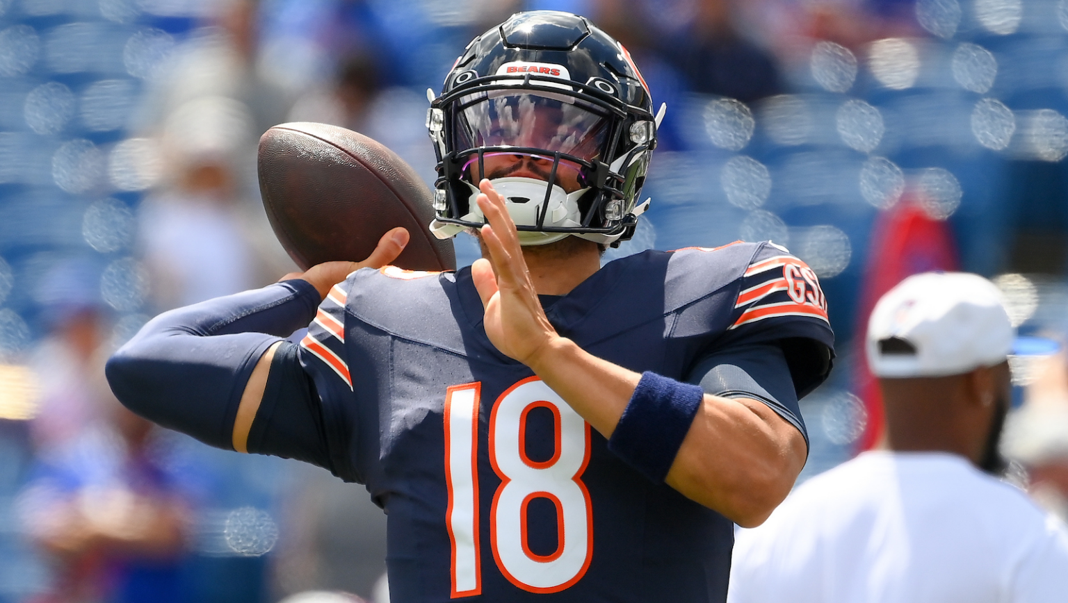 Caleb Williams Getty Images Full Bears Navy Blue Uniform | Marquee ...