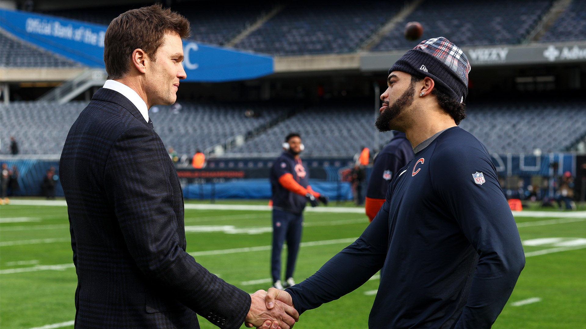Tom Brady FaceTimes Caleb Williams after NFL legend pulls signed Bears QB card | Chicago Bears News