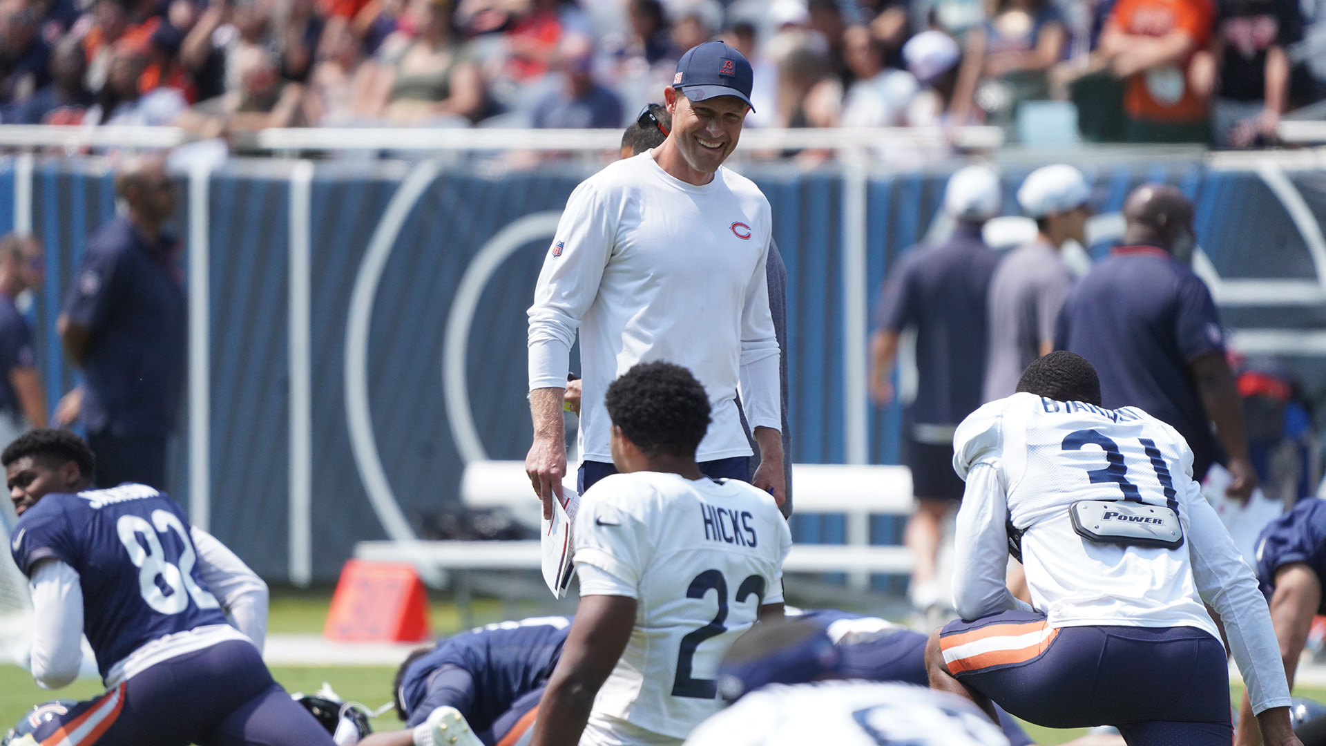 Bears camp report: Ben Johnson effect felt; Kyle Monangai building ...